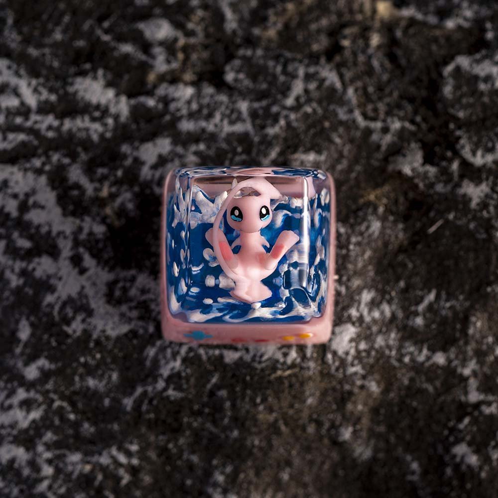Pink Lapras Pokemon Keycap - Keycapor