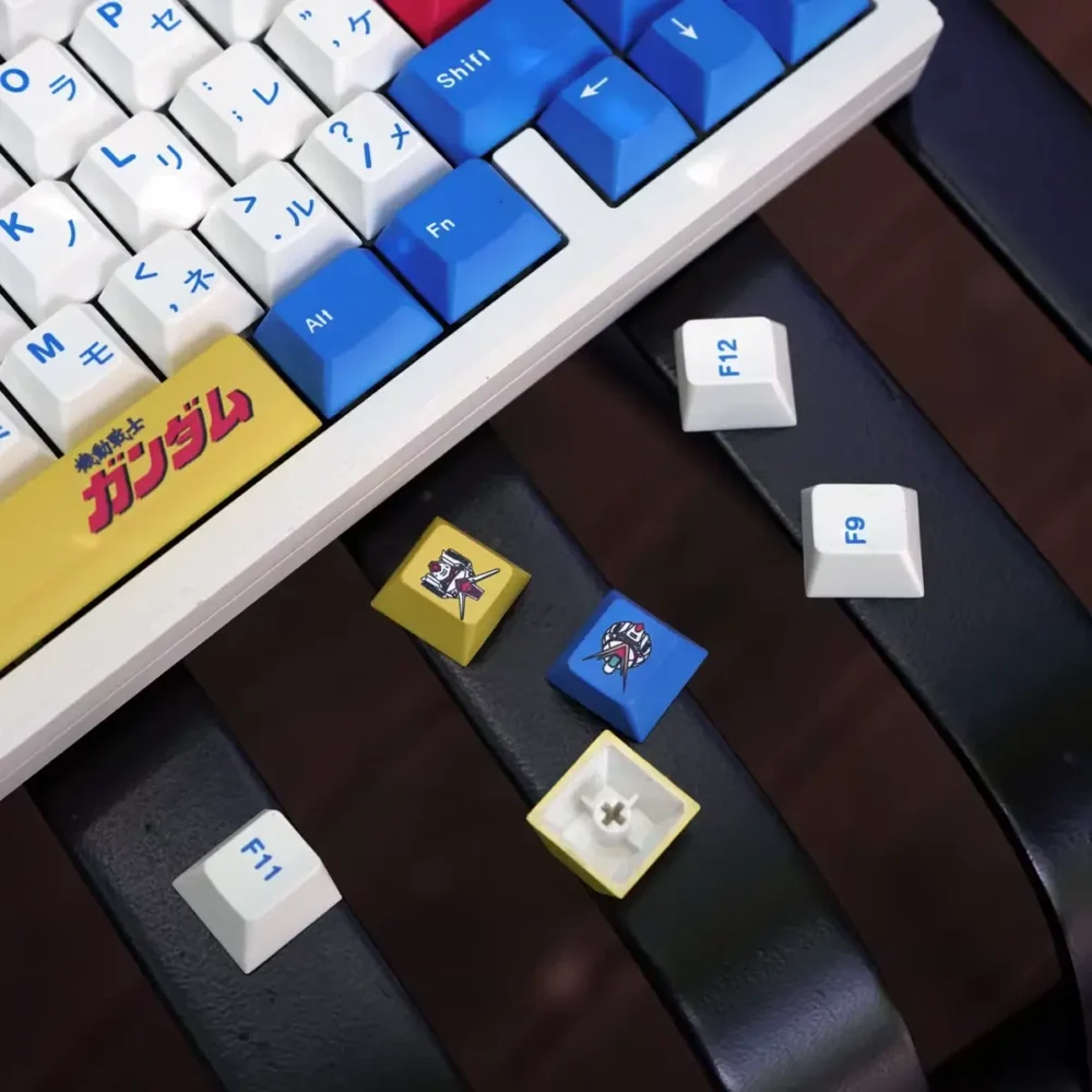 PBT Gundam Keycap Set - Keycapor