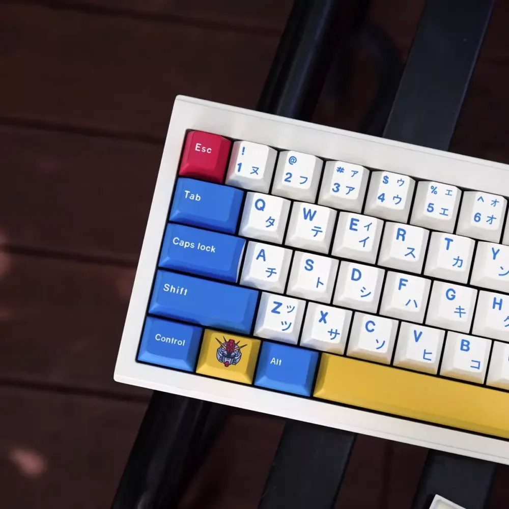 PBT Gundam Keycap Set - Keycapor